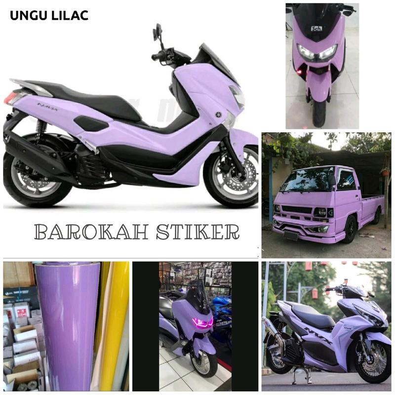 Skotlet Ungu Lilac Stiker Motor Skotlet Mobil Glosy Doff - Shop | Tokopedia