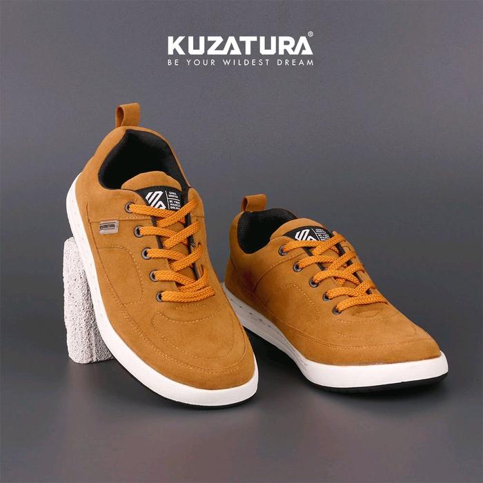 Promo Sneakers Suede Pria Sepatu Style Casual Terlaris sepatu Coklat ...