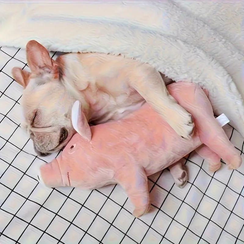Cute Pig Design Pet Plush Toy, Bite Resistant Interactive Dog Toy, Pet ...