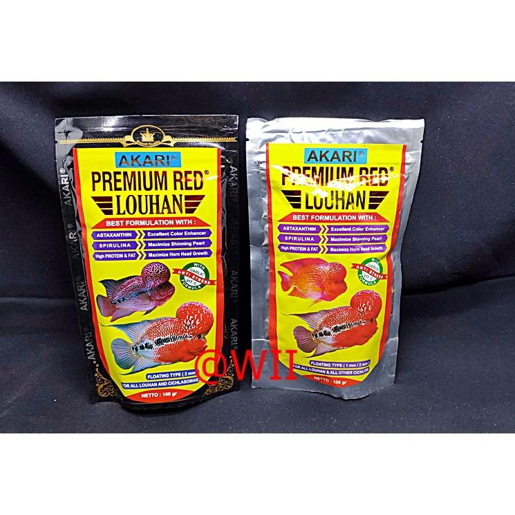 AKARI SUPER RED LOUHAN LOHAN PREMIUM makanan pakan ikan - Shop | Tokopedia