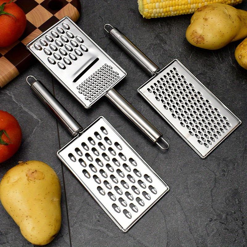 1Pcs 4 Types Cheese Grater Multi-purpose Stainless Steel Sharp - TikTok ...