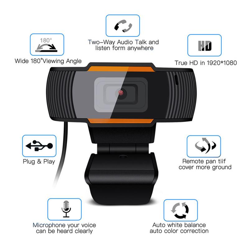 New Computer Webcam HD For PC 720P Mini Web Camera with Microphone ...