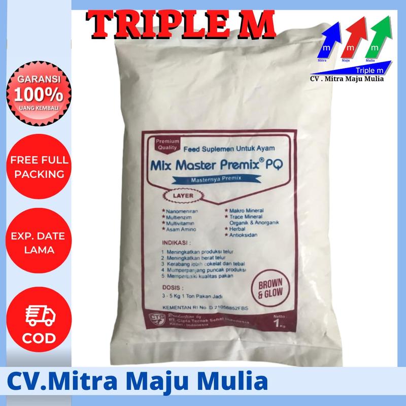 MIX MASTER PREMIX LAYER 1 KG - Suplemen Pakan Untuk Ayam Petelur - Shop ...