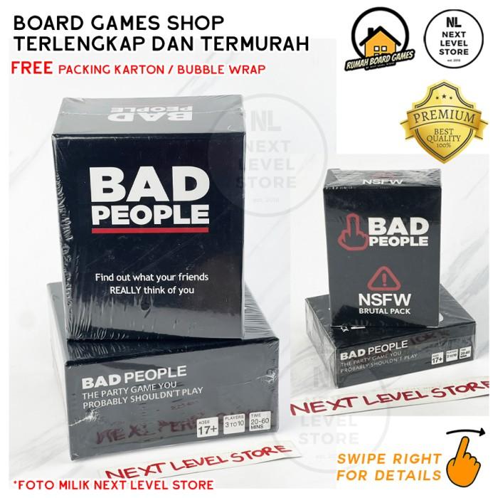 Promo Bad People Card Games Board Game Party - Base and Expansion ...