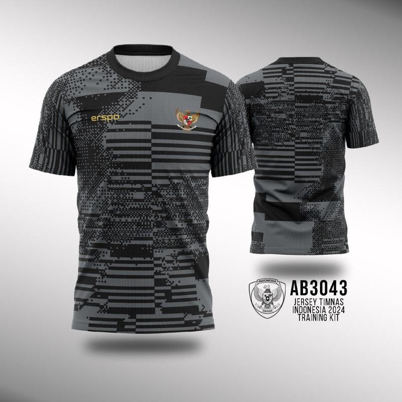 Kaos Jersey Training Timnas Indonesia 2024 - Grey White Baju - TikTok ...