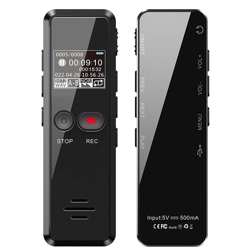 Perakam Suara Audio Digital, Vandlion V90C, Skrin Paparan Berwarna ...