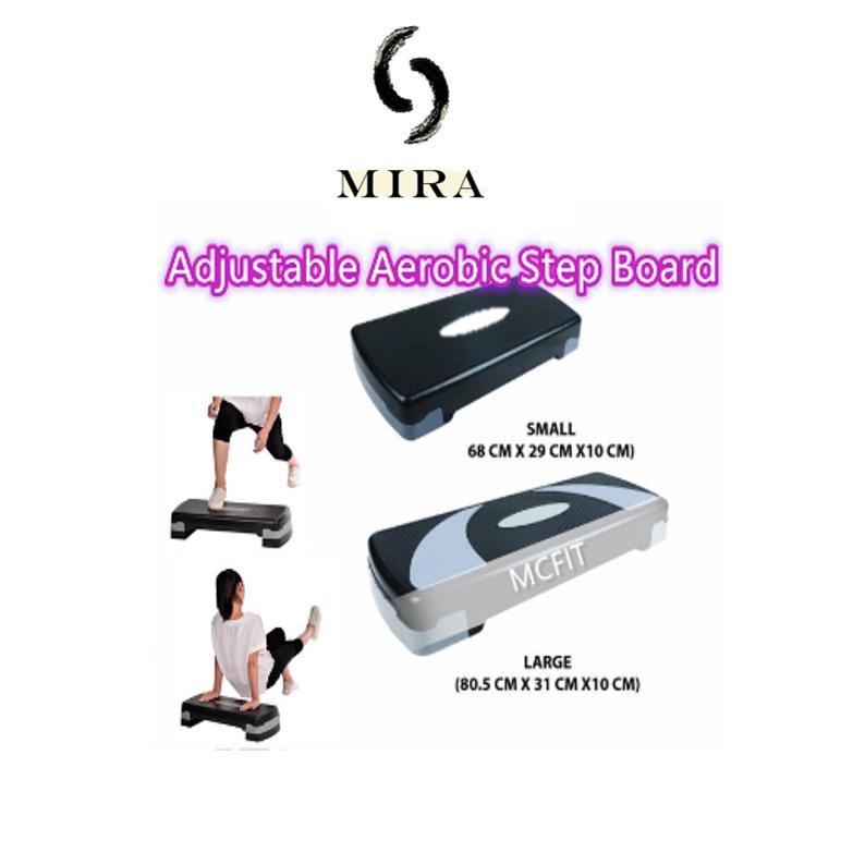MIRA Fitness Aerobic Step Board Adjustable Non-slip Cardio Yoga ...