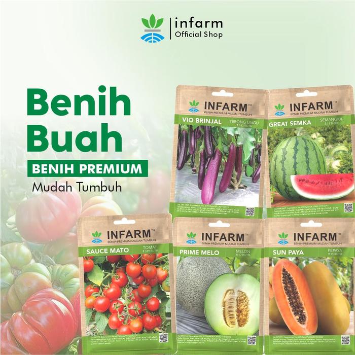 Promo INFARM - Macam Benih F1 Premium Bibit Buah Sayur Bunga Mudah ...
