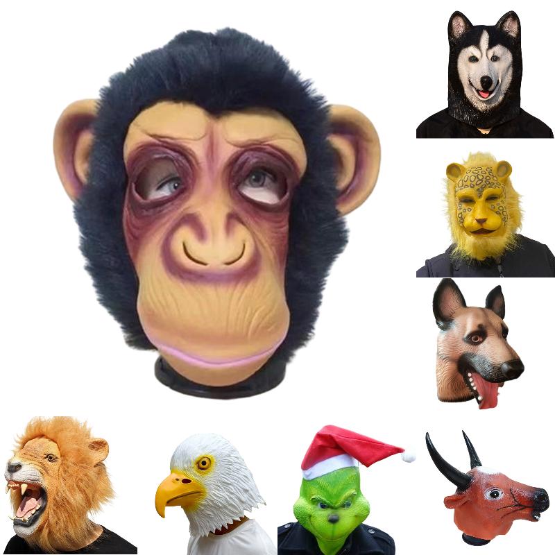 Topeng Kepala Anjing, Bahan Lateks, Reka Bentuk Lucu, Sesuai - TikTok ...