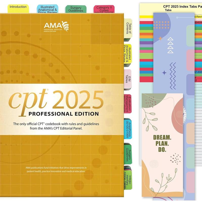 Upgraded Index Tabs for CPT 2025 Professional Edition, Complete ...
