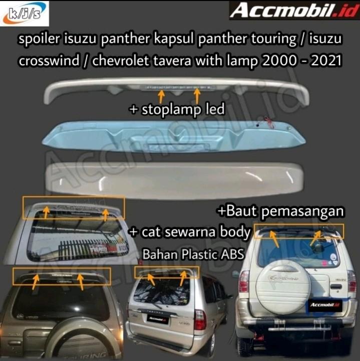 spoiler isuzu panther panther touring chevrolet tavera 2000 - Shop ...