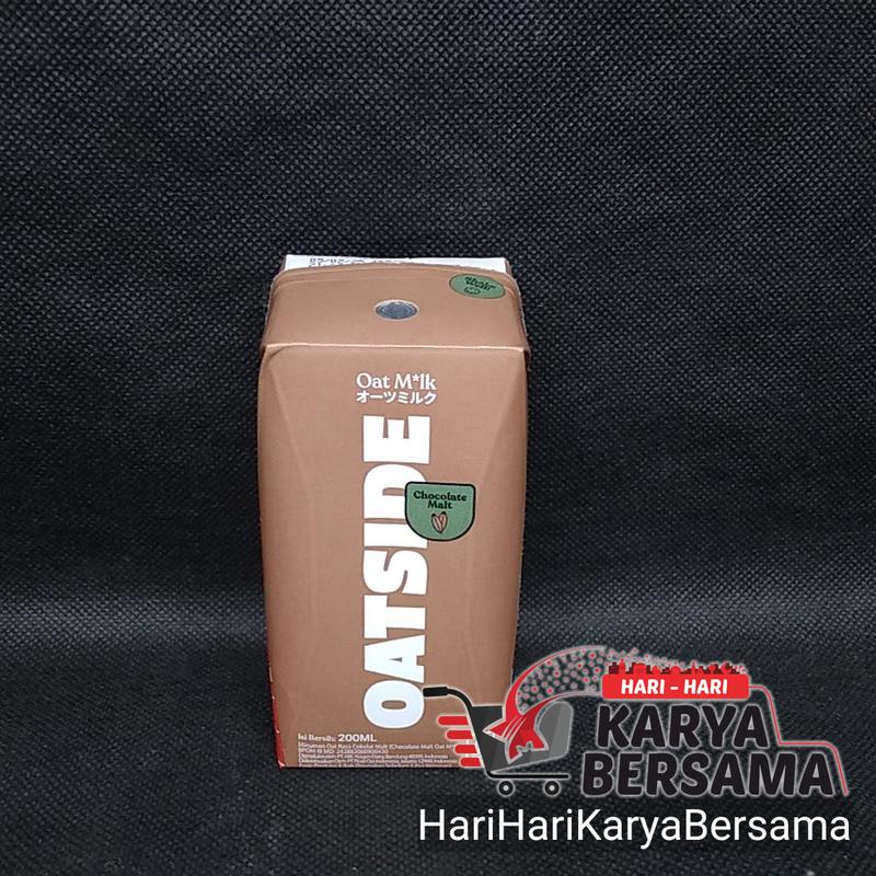 MINUMAN SUSU OATSIDE OAT MILK CHOCOLATE MALT STRAW 200ML - Shop | Tokopedia