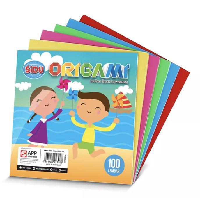 KERTAS LIPAT ORIGAMI KECIL SIDU 12 x 12 cm [100 lembar] KERTAS - Shop ...