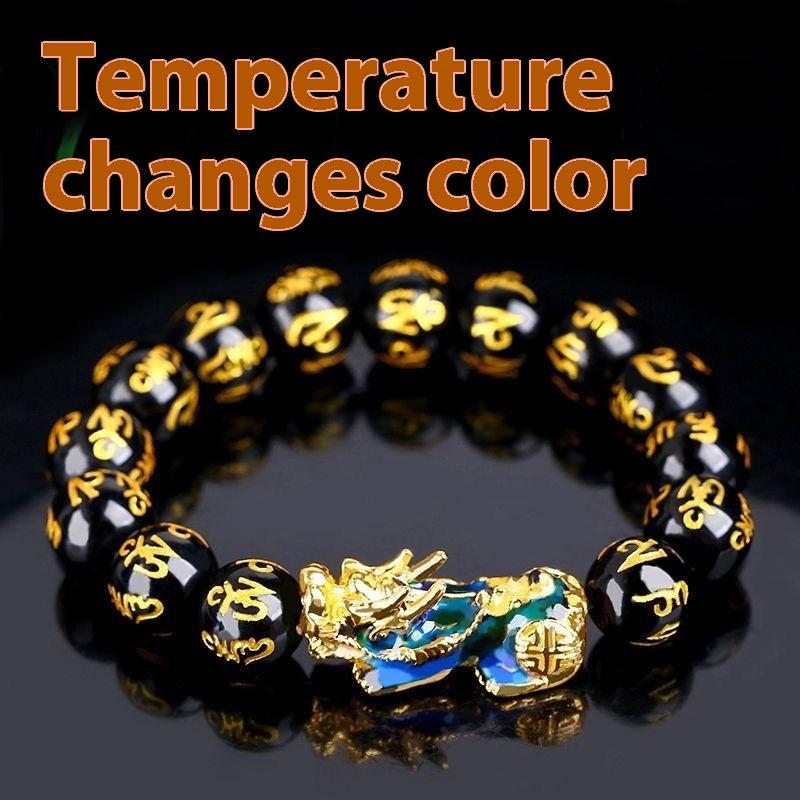 Bracelet, Jewelry, Bracelet, Obsidian Temperature-Sensitive Color ...