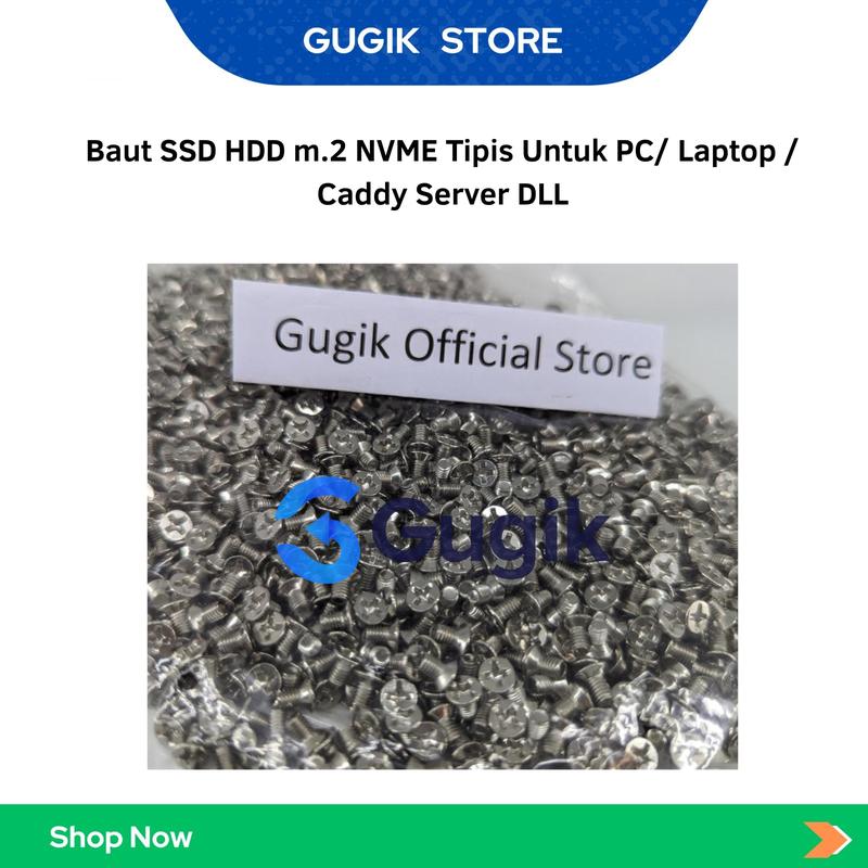 Baut SSD HDD m.2 NVME Tipis Untuk PC/ Laptop / Caddy Server DLL - Shop ...