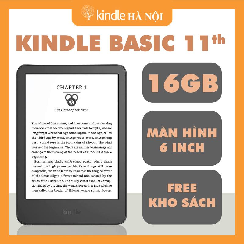 Máy đọc sách kindle Basic 2022 - bộ nhớ 16GB 300PPI, 6inch, có - TikTok ...