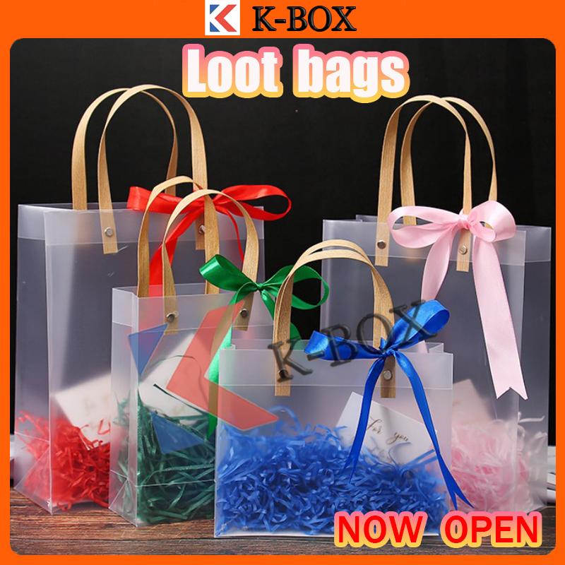 PVC Loot bag Small gift bagBbags for gifts Clear paper bag PVC - TikTok ...