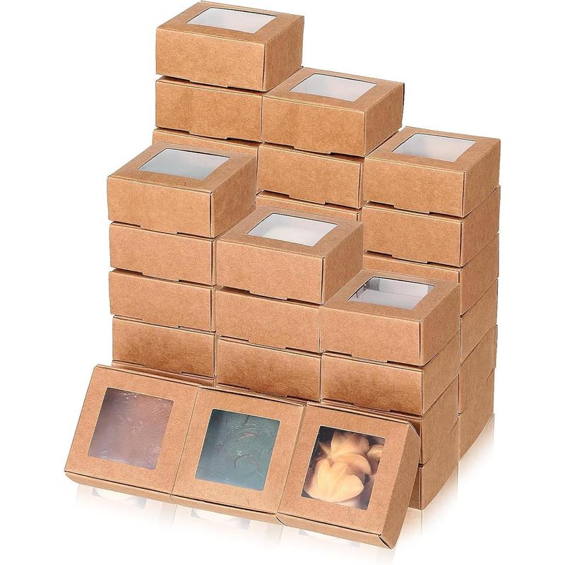 100 count Soap Packaging Boxes with Window Mini Paper Boxes - TikTok Shop