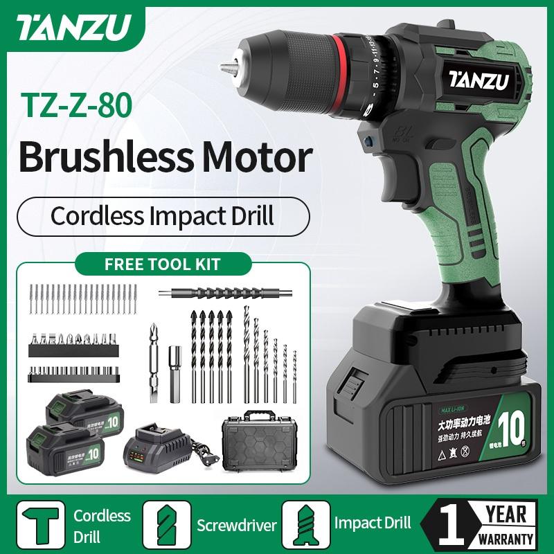 【In stock】Tanzu 10mm TZ-Z-80 MT-21V Brushless Cordless Drill - TikTok ...