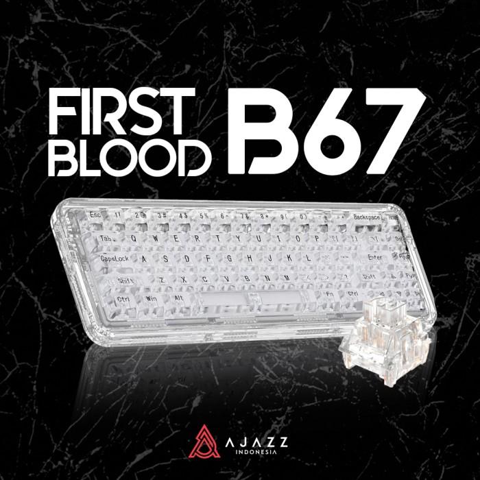 Promo Ajazz x FirstBlood B67 65% Mechanical Keyboard Full Acrylic 3 ...