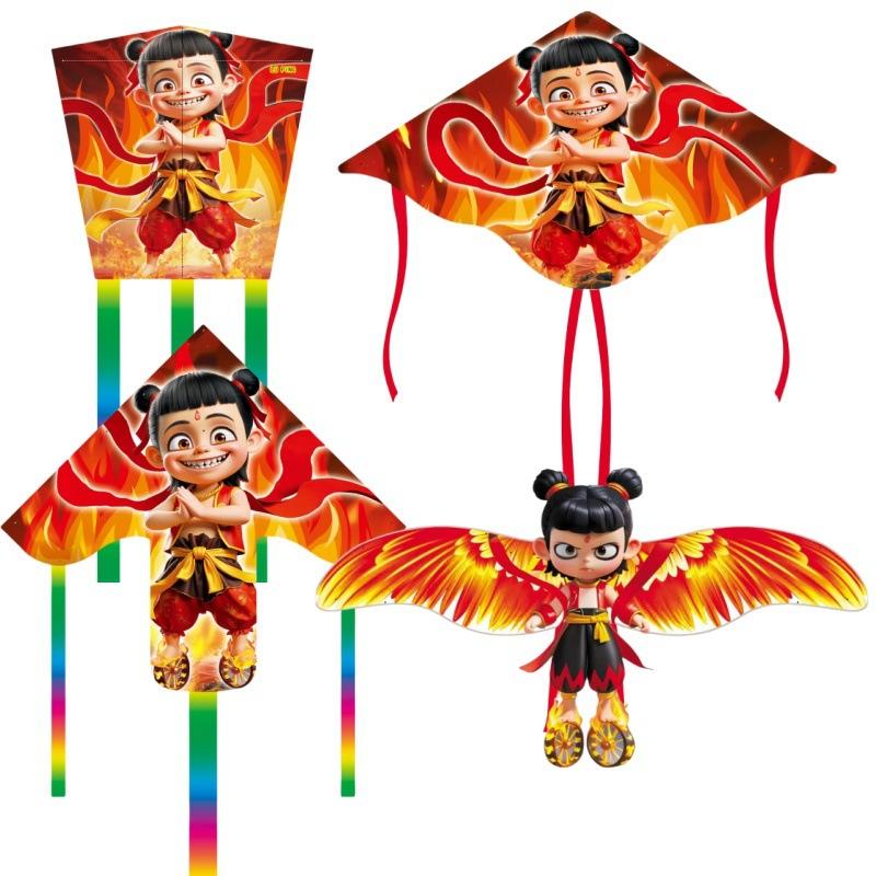 Nezha Kite Fishing Rod 2025 Magic Boy New Kite Weifang Adult - TikTok ...