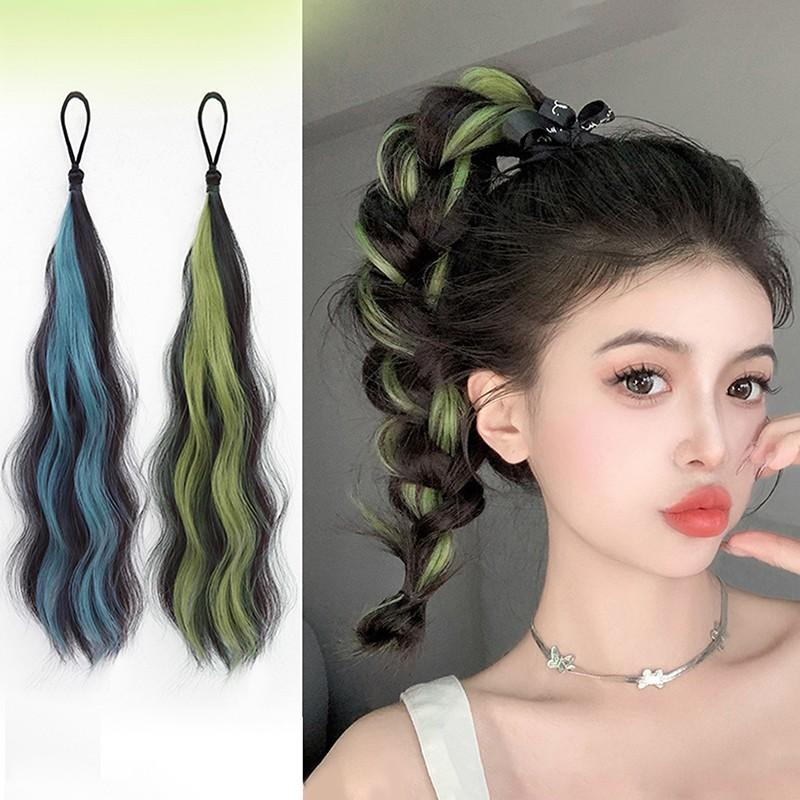 Highlight Synthetic Self-Winding Hair Bundle Wavy DIY Hair Bun - TikTok ...