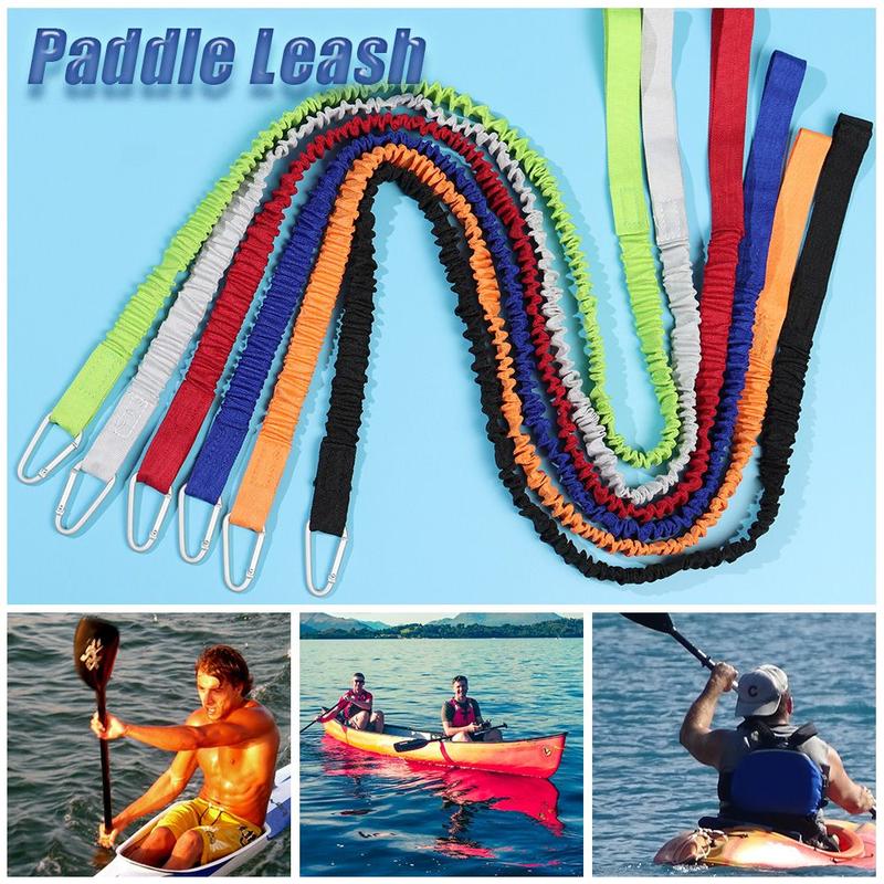 Elastic Safety Water Sports Fishing Rod Holder Paddle Leash Paddle ...
