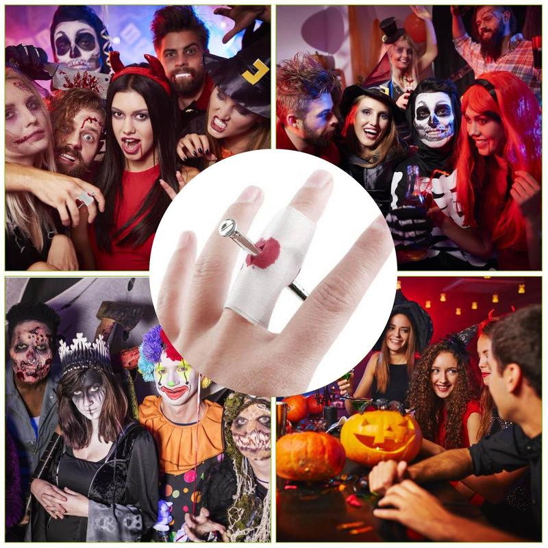 Prank Stuff Halloween Nail Through Finger Prank Fake Nai - TikTok Shop ...