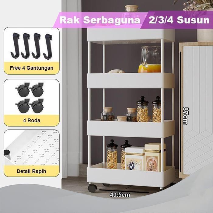 o a COD Rak Serbaguna Dengan Supercook Roda Rak Kamar Mandi Square Rak ...