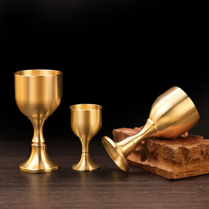 Elegant Carved Goblet Wear-resistant Not Fade Wine Cup Hand Polished ...