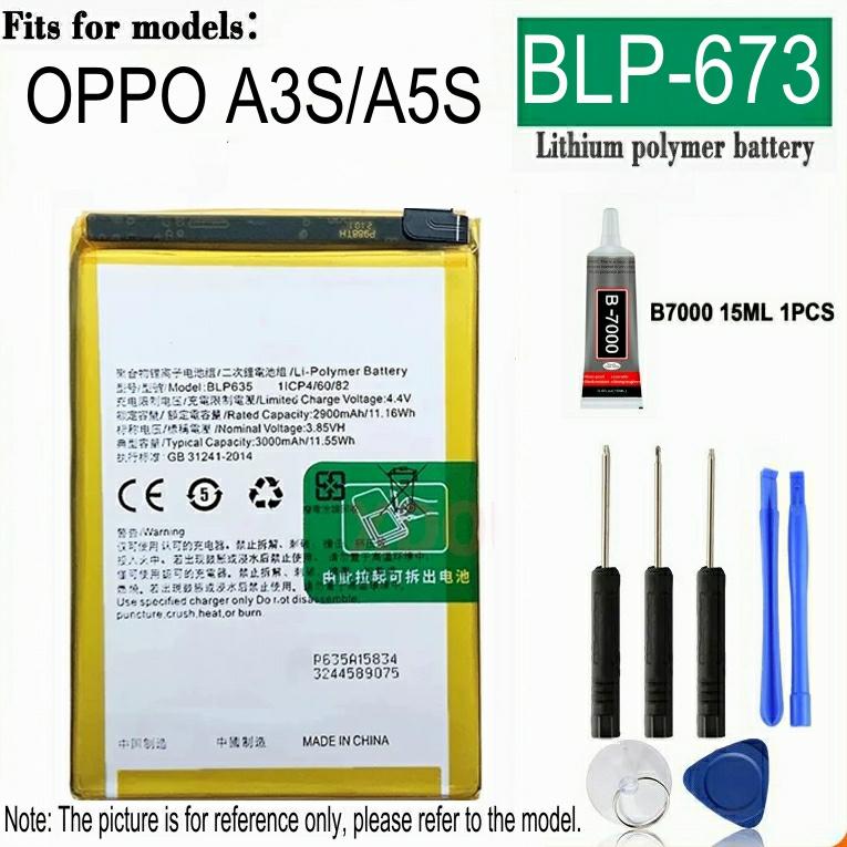 Compatible Replacement BLP-673 Battery For OPPO A3S A5S Mobile - TikTok ...