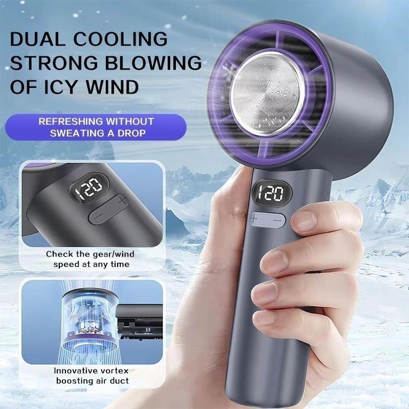 [120 speed] Handheld mini fan portable variable speed super cool ...