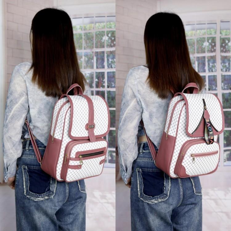 Halo bag #B029 women's backpack Polkadot series backpack w/different ...