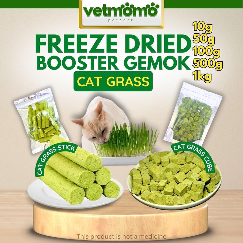 Premium Cat Grass Booster Gemuk Kucing Makanan Protein Cat Food ...