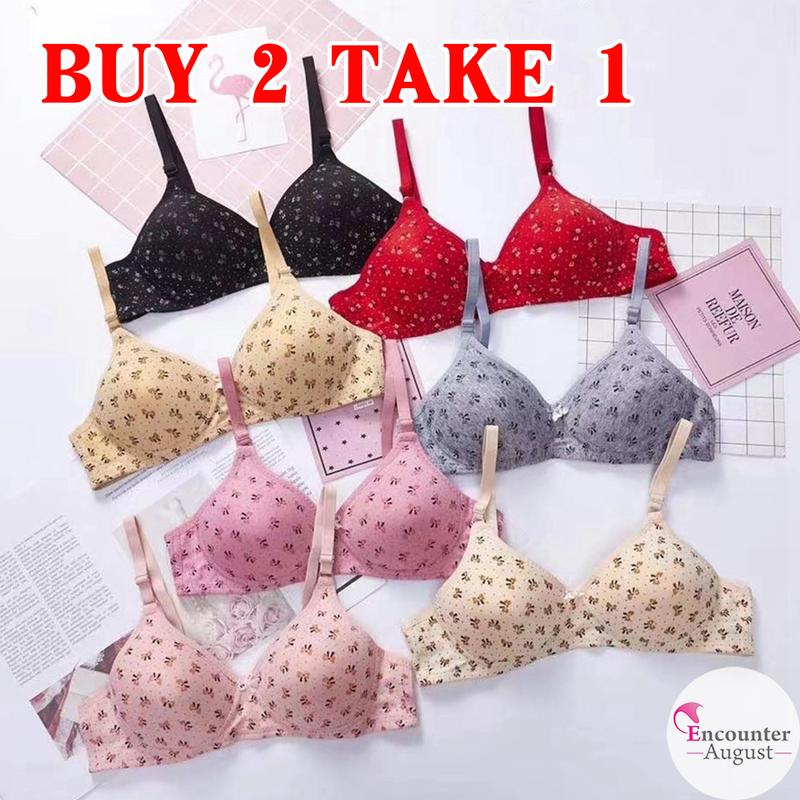 BUY 2 TAKE 1 Women Bra Wireless Brassiere Push Up Breathable - TikTok ...