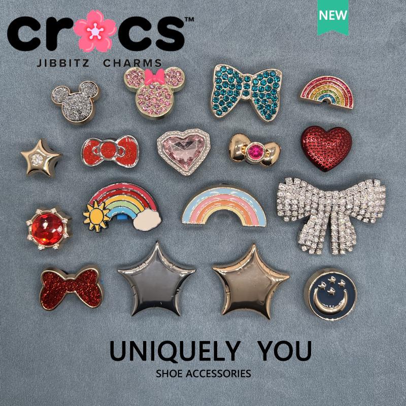 Gancu Kasut, Jibbitz CROSS Charm, Ikatan bentuk rama-rama, Logam ...
