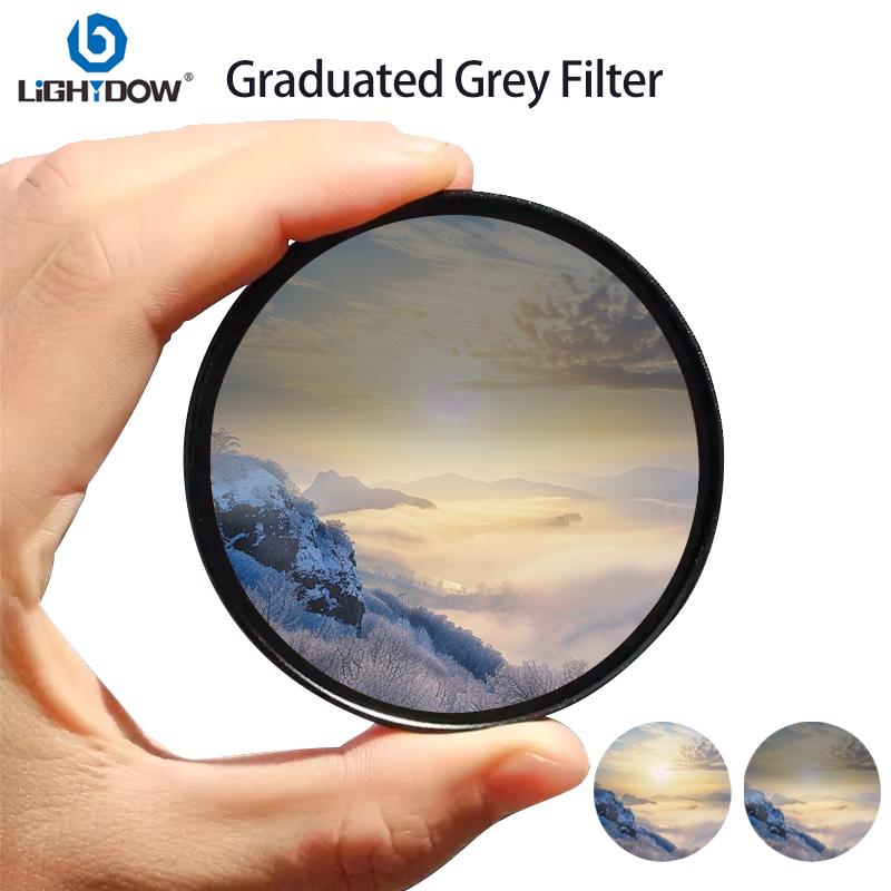 Lightdow GND 0.9 Neutral Density Graduated Gray Lens Filter 49mm 52mm ...
