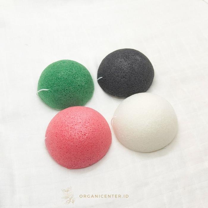 Jual Konjac Sponge Natural Spons Alami Pembersih Pori Wajah Cuci Muka ...