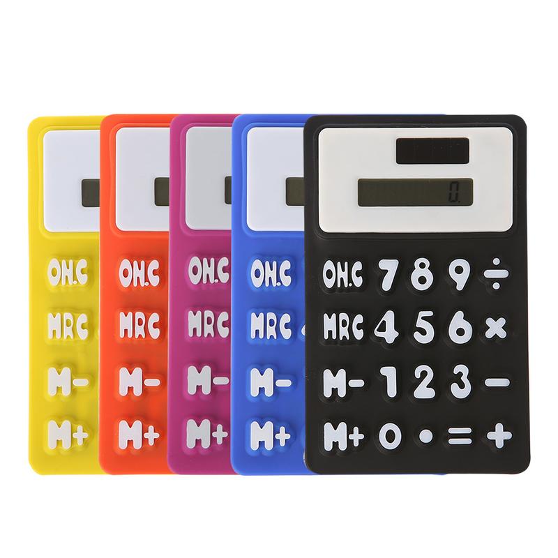 Silicone Calculator Pocket 8 Digits Electronic Calculator fo - TikTok ...