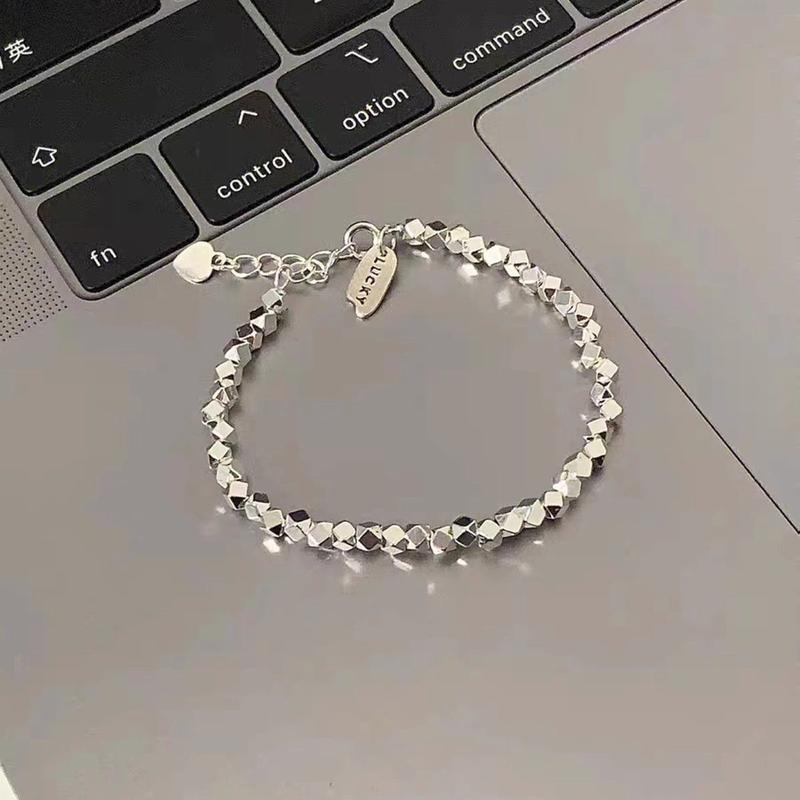 Gelang Perak Bertuah, Perak S925 Sterling, Reka Bentuk Khas Ins ...