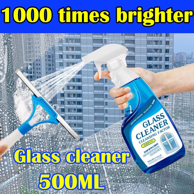 500ml Glass Cleaner Glass Cleaning Spray To Remove Limescale - TikTok ...