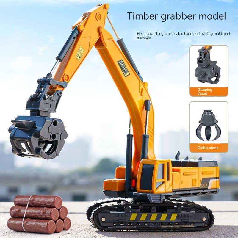 Mainan Kren Backhoe, Mainan Jengkaut, Model Kenderaan Kejuruteraan ...