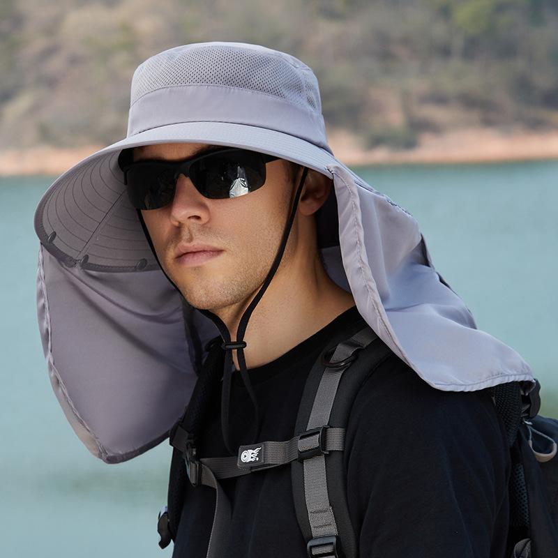 Sunshade Hat UV Resistant Fisherman Hat Outdoor Sun Protection - TikTok ...