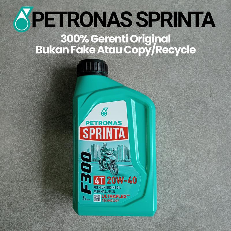 PETRONAS SPRINTA F300 20W40 / 15W40 ENGINE OIL MINYAK HITAM 300% ...