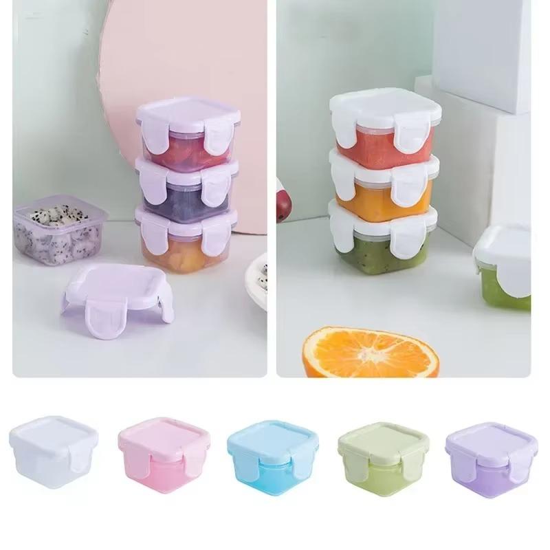 60ml 1PCS Mini Refrigerator Crisper Plastic Storage Case Bab - TikTok ...