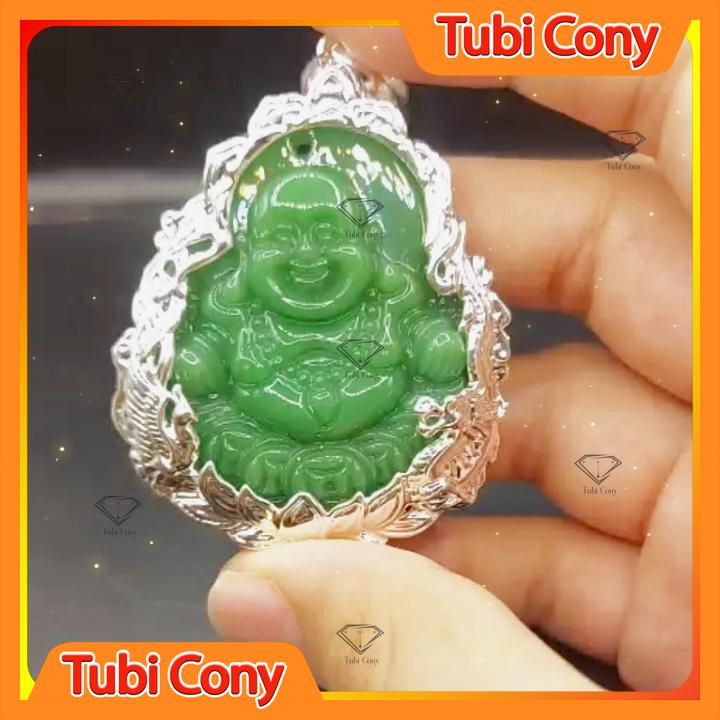 Mặt dây chuyền di lạc xanh thạch viền trắng M273-145-KT Tubi - TikTok ...