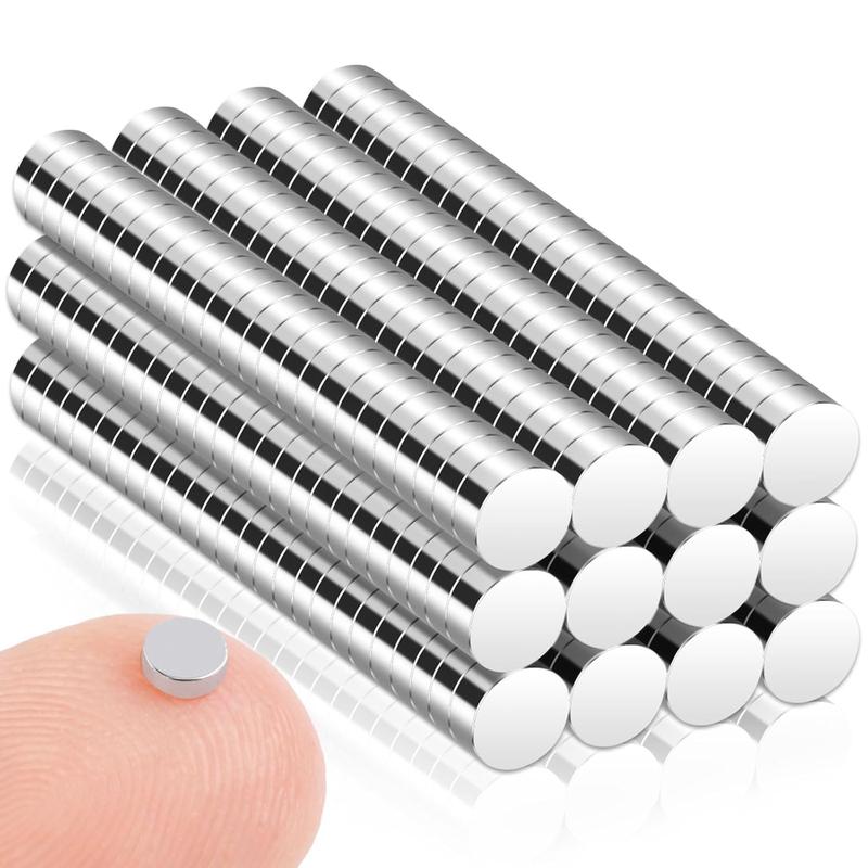 300 Pack Small Round Magnets Fridge Magnets 3x1mm Strong Neodymium ...