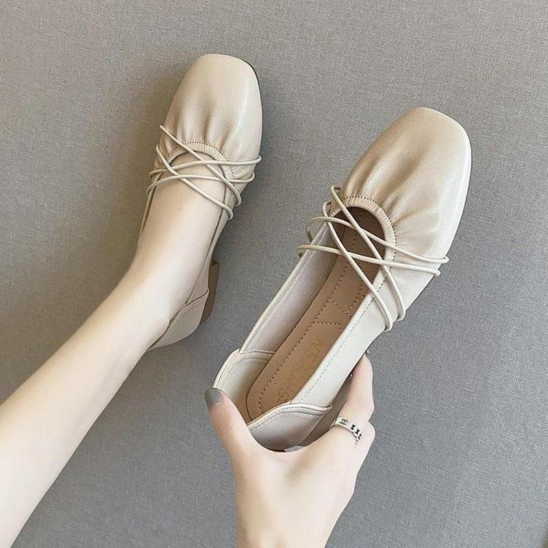 LURAD Sepatu Wanita Flat Shoes Wanita Nyaman Dipakai Sepat Simple ...