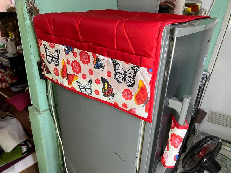 Recyclable Clothes Refrigerator Cover with Six Pockets and Free ...
