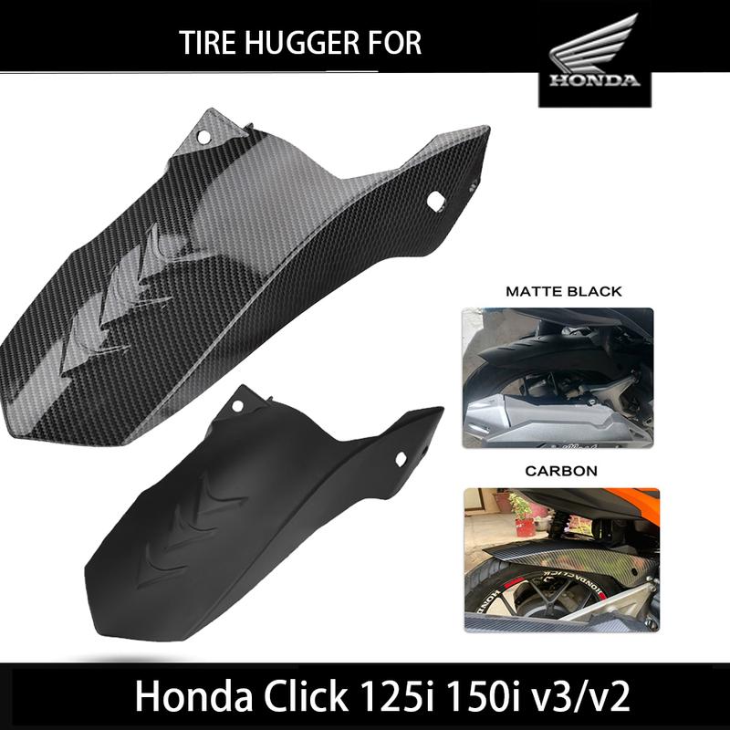 Rear Tire Hugger Honda Click 125i 150i v3/v2 Carbon White Fo - TikTok ...